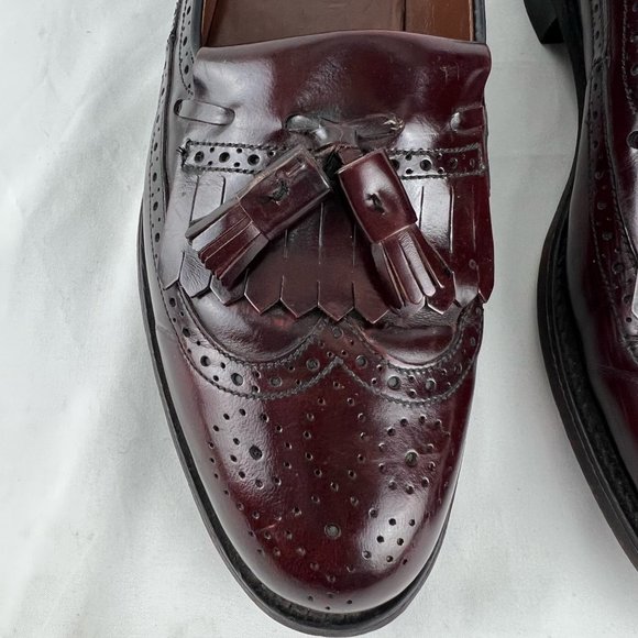 Hanover | Shoes | Hanover Masterflex Mens Leather Loafers Tassel Dress ...